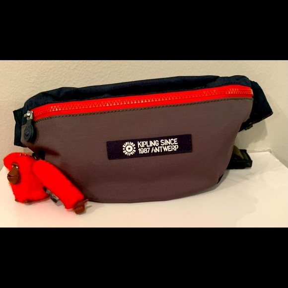 Kipling | Bags | Kipling Pria Fanny Pack Hip Waist Bag Nylon Blue Green ...